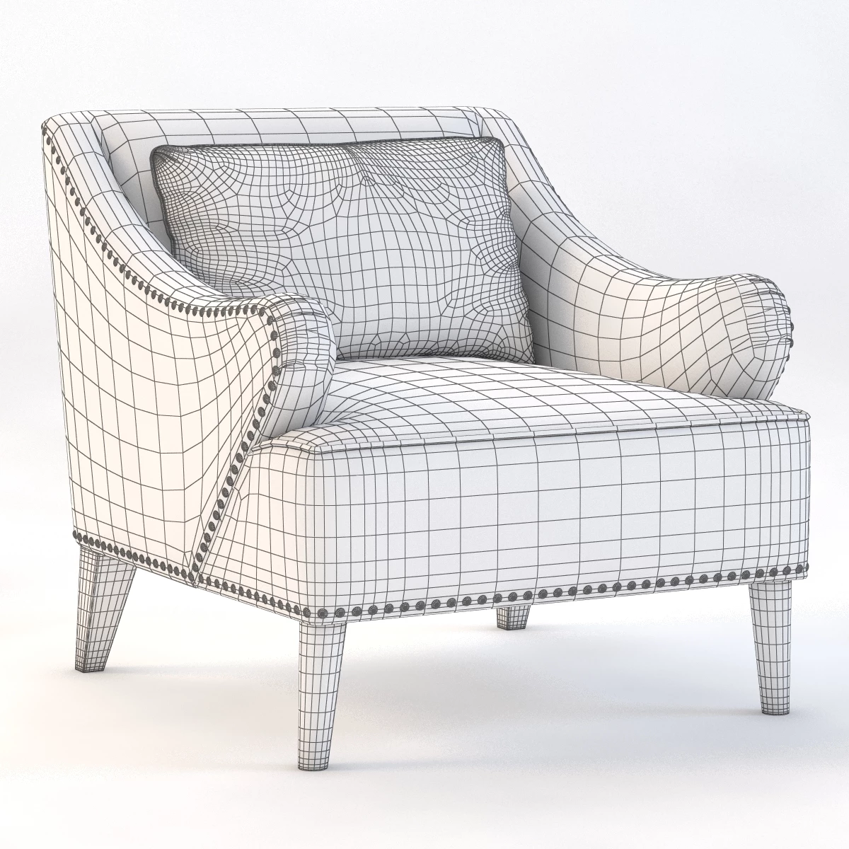Baker Chair Collection 01 3d model|furniture3dmodels